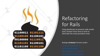 Ruby code smells | PPT