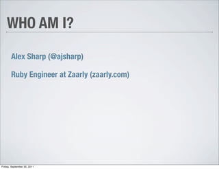 Bldr - Rubyconf 2011 Lightning Talk | PPT