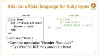 Enjoy Ruby Programming in IDE and TypeProf | PPT