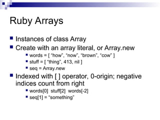 ruby containers programming language for .ppt