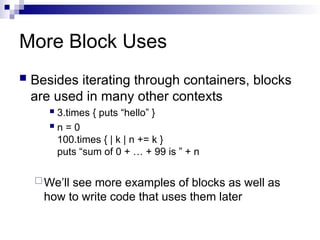 ruby containers programming language for .ppt