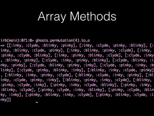 Ruby Data Types and Data Structures | PPT