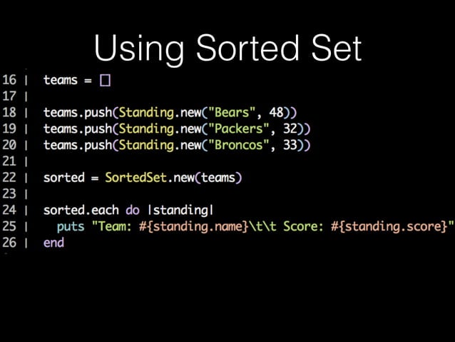 Ruby Data Types And Data Structures Ppt