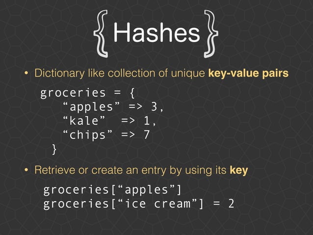 Ruby Data Types Ppt