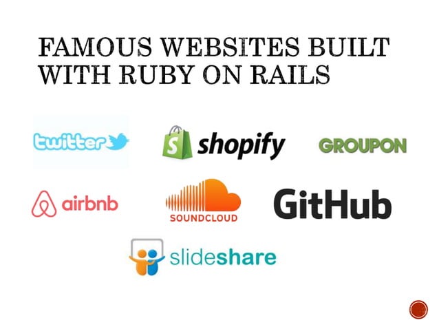 Ruby developers | PPTX | Programming Languages | Computing