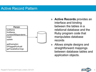 Ruby on Rails Development Ecosystem | PDF | Databases | Computer ...