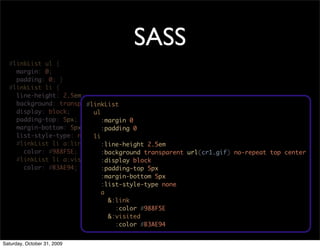 DRY cross-browser CSS with SASS | PPT
