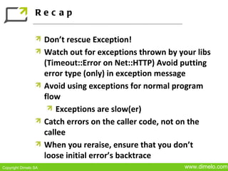 Exceptions in Ruby - Tips and Tricks | PPT