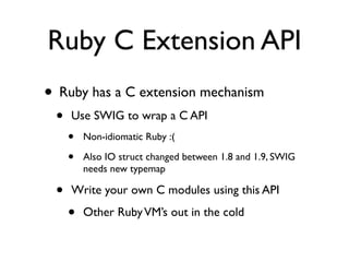 Ruby FFI | PPT