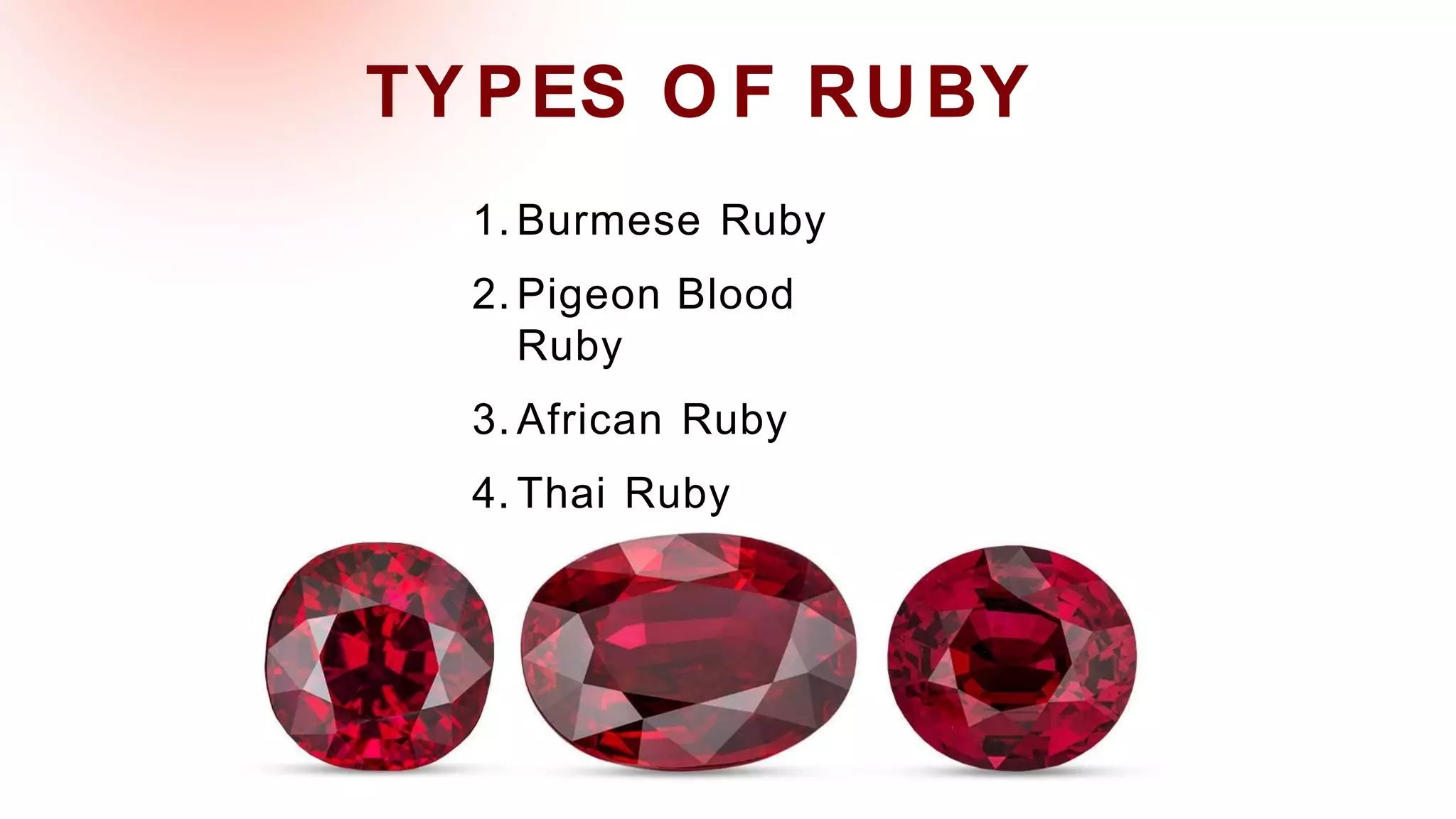 Types of Ruby | PPTX