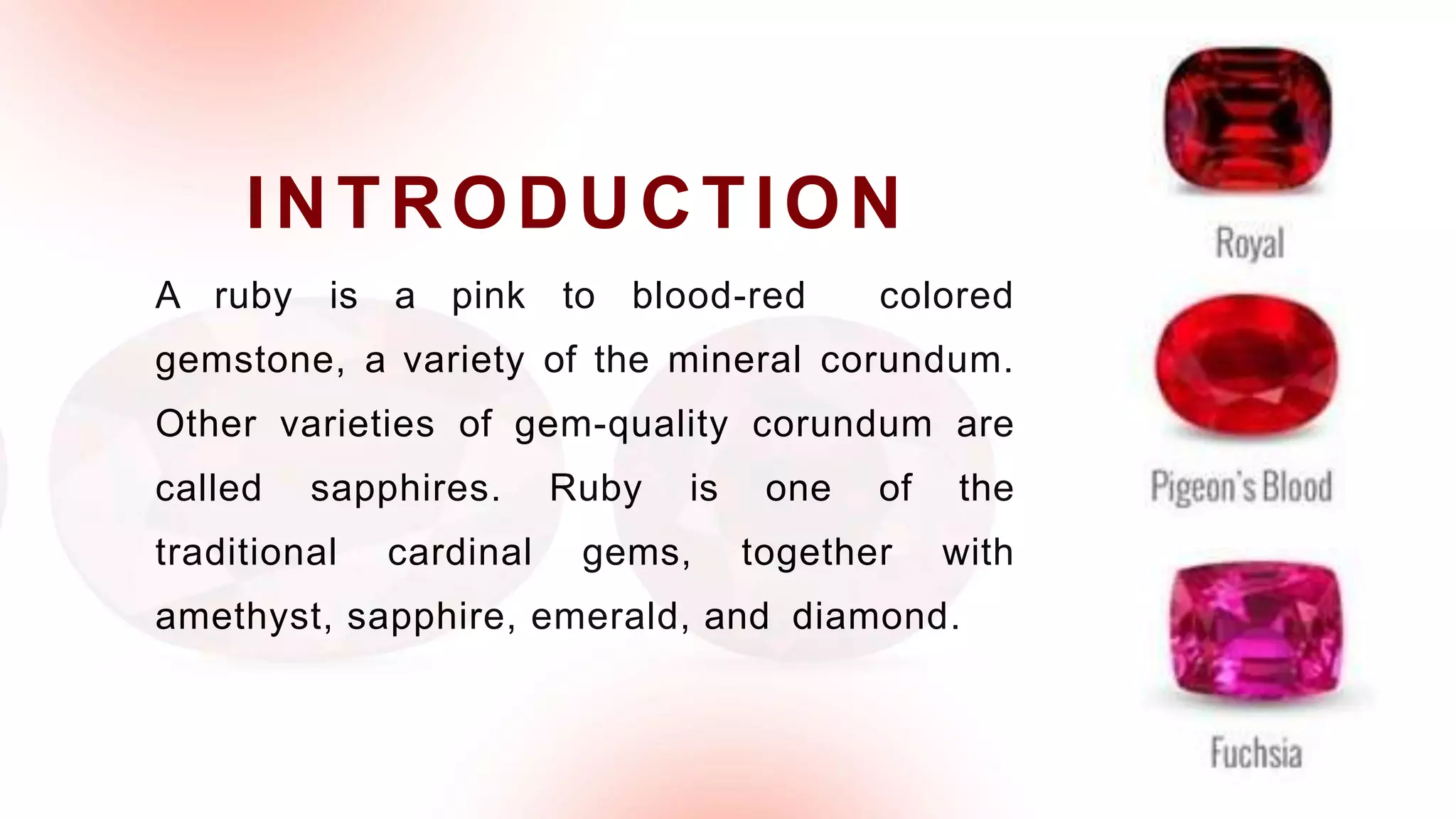 Types of Ruby | PPTX