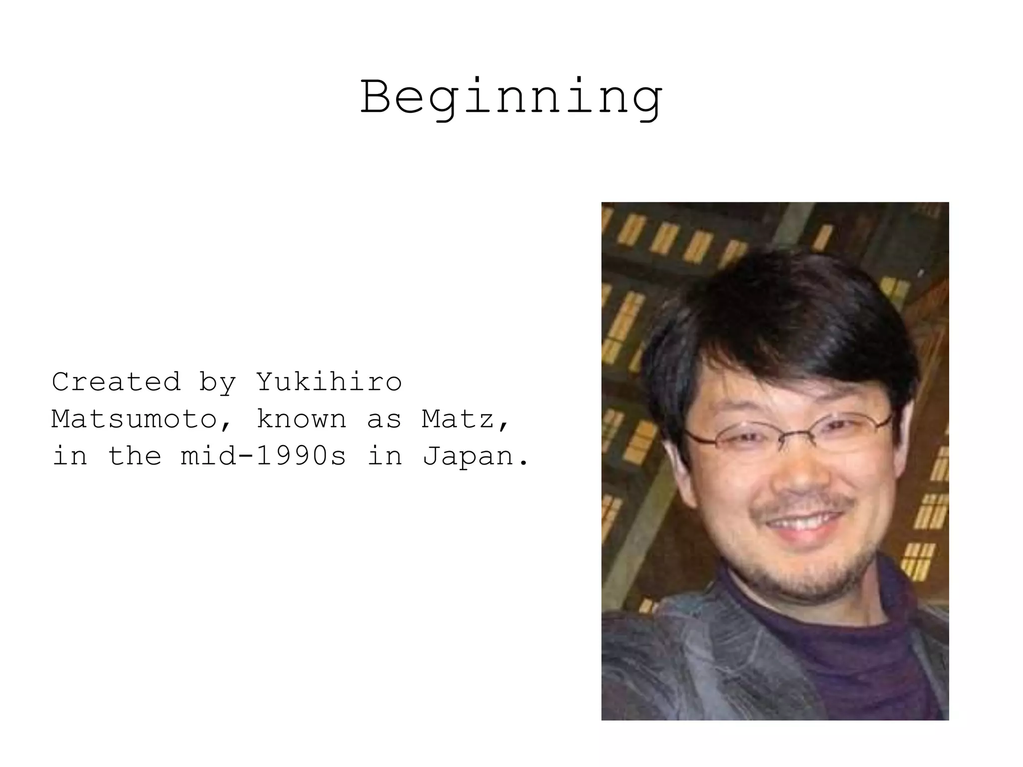 Ruby from zero to hero | PPT