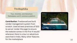 Ruby Fullstack Development Portfolio | PPTX