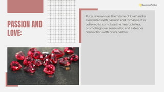 Healing properties of Ruby gemstone Online | PPT