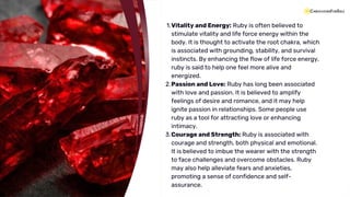 ruby gemstone Healing Properties and Metaphysical Beliefs | PPT