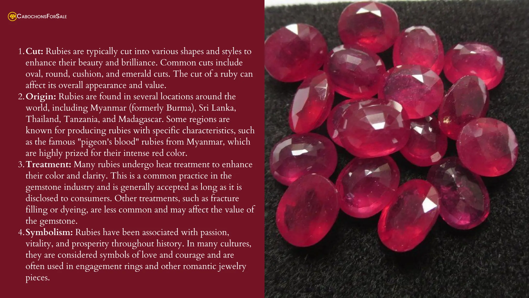 Ruby Gemstone Properties and Characteristics | PPT