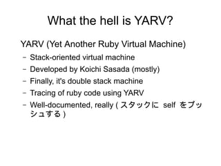 Digging into Ruby Guts | PDF | Programming Languages | Computing