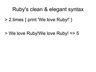 Introduction to Ruby on Rails | PPT
