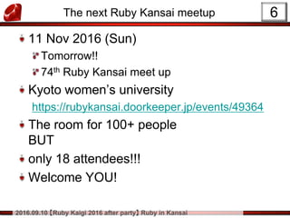 Ruby in kansai | PPT