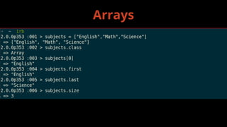 Ruby introduction | PPT