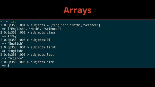 Ruby introduction | PPT