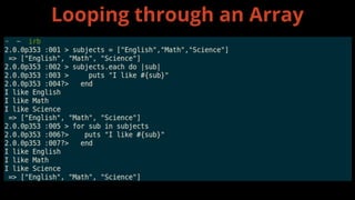 Ruby introduction | PPT