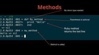 Ruby introduction | PPT | Free Download