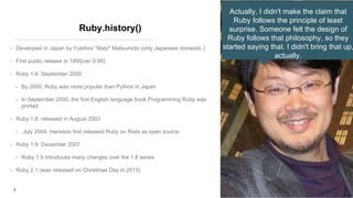 Ruby introductions | PPT