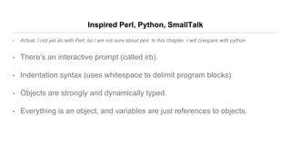 Ruby introductions | PPT