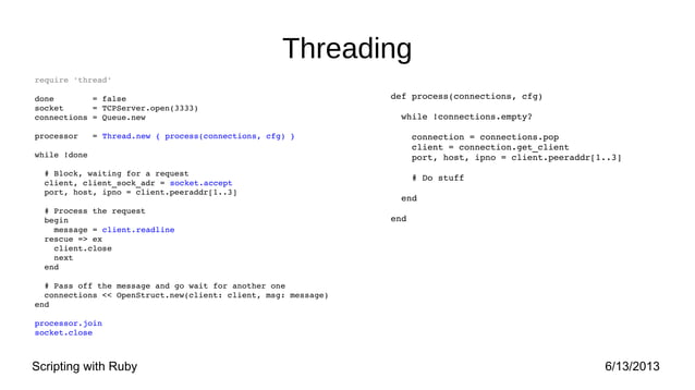 Ruby Scripting | PPT