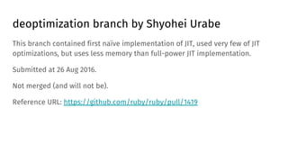 Ruby JIT Compilation - Mykhail Bortnyk | PDF