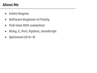 How happy they became with H2O/mruby and the future of HTTP | PPT