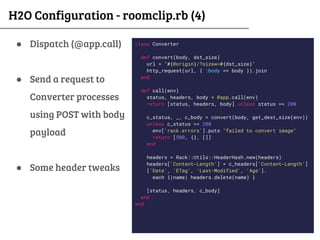How happy they became with H2O/mruby and the future of HTTP | PPT