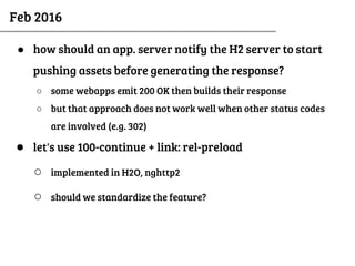 How happy they became with H2O/mruby and the future of HTTP | PPT