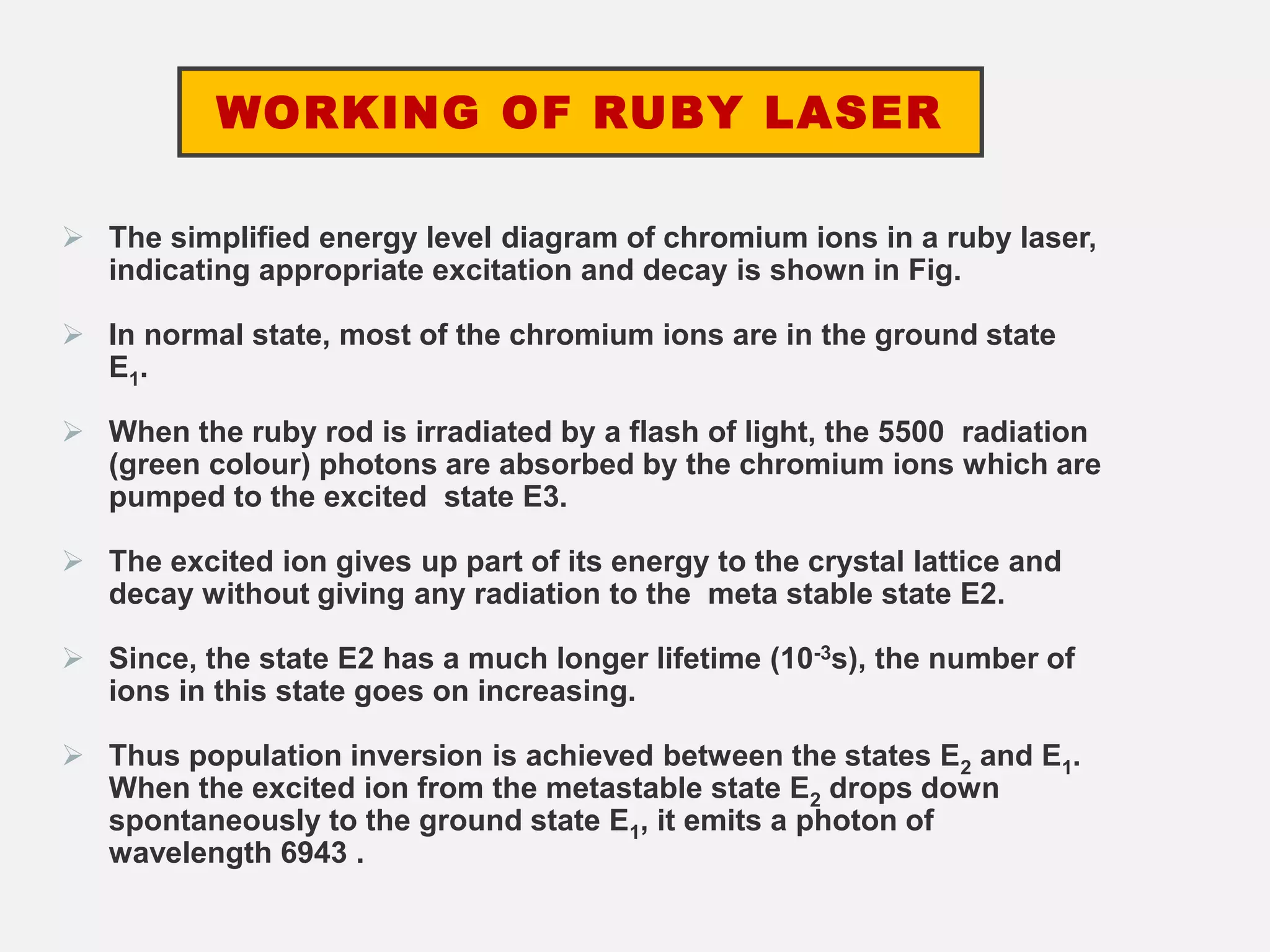 Ruby laser | PPTX