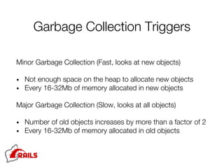 Ruby memory tips and tricks | PPT