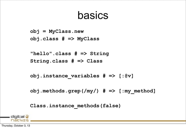 Basics of Metaprogramming in Ruby | PPT