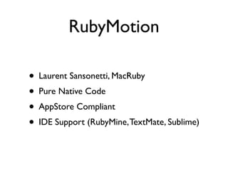 Rubymotion slidedeck | KEY