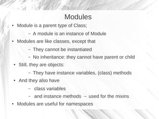 Ruby object model at the Ruby drink-up of Sophia, January 2013 | PPT