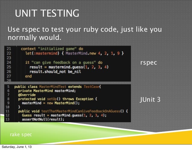 Use Ruby to Write (and Test) Your Next Android App
