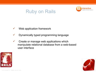 Ruby on rails | PPT