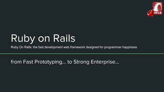 Ruby on rails | PPT