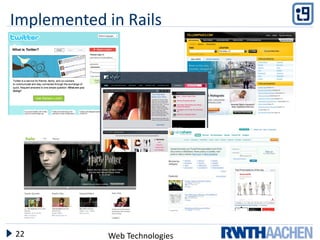 Rails Framework | PDF | Web Development | Internet