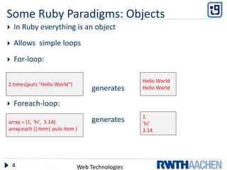 Rails Framework | PDF | Web Development | Internet