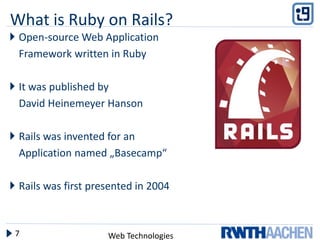Rails Framework | PDF | Web Development | Internet