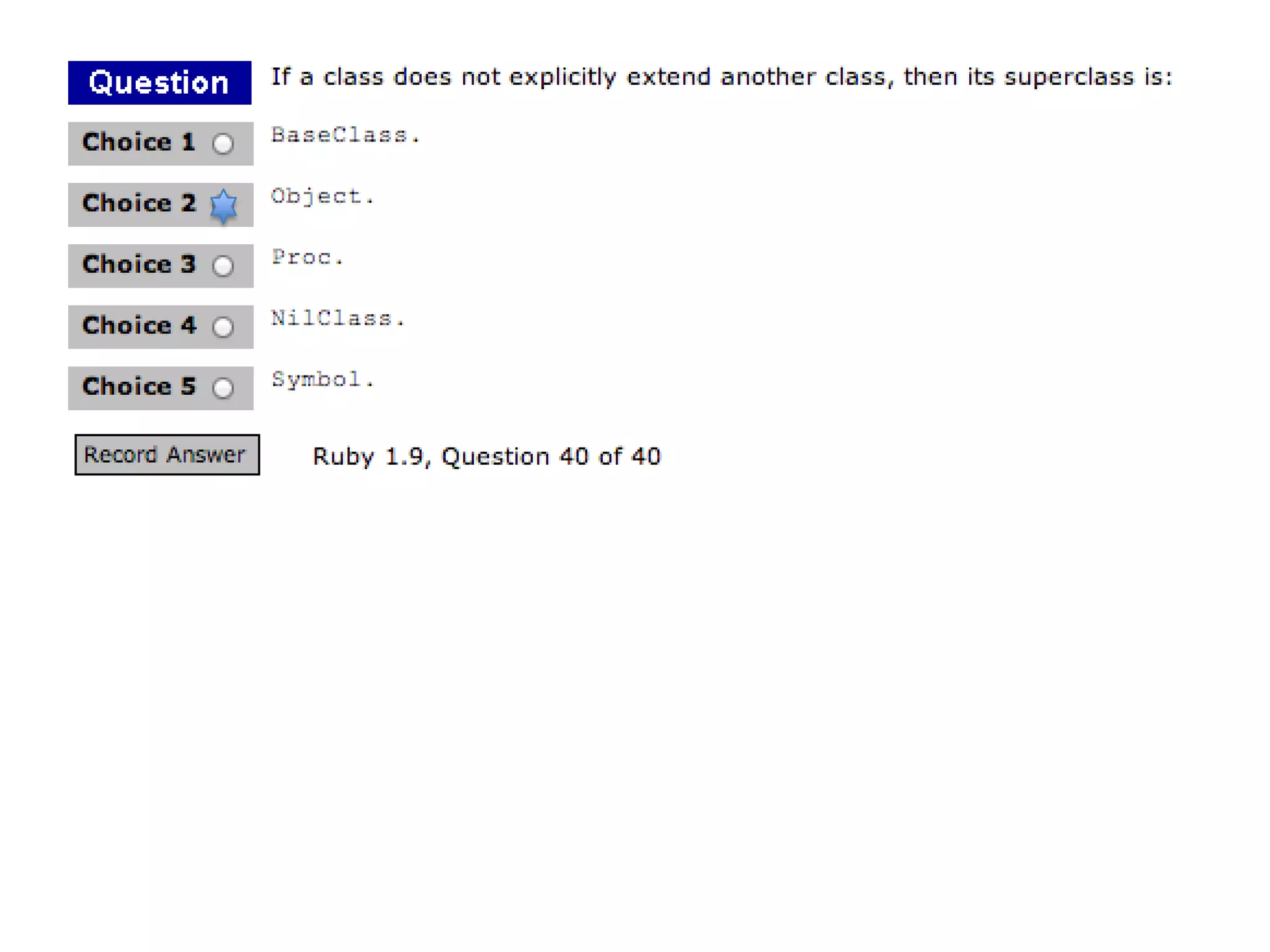 Ruby Certification Exam Preparation | PPT