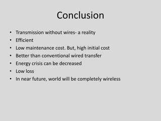 Wireless Power Transmission | PPTX