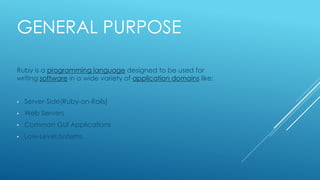Ruby Presentation | PDF