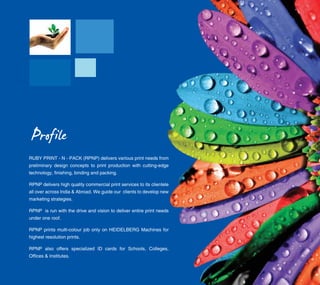 Ruby Print-N-Pack(RPNP) - Premier Company of Online Printing | PDF
