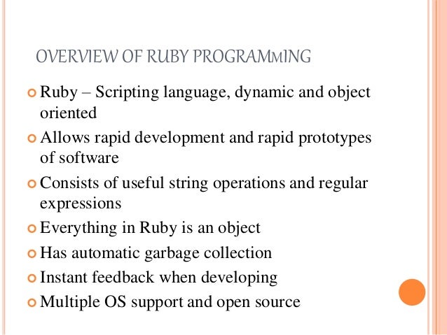 Ruby Programming